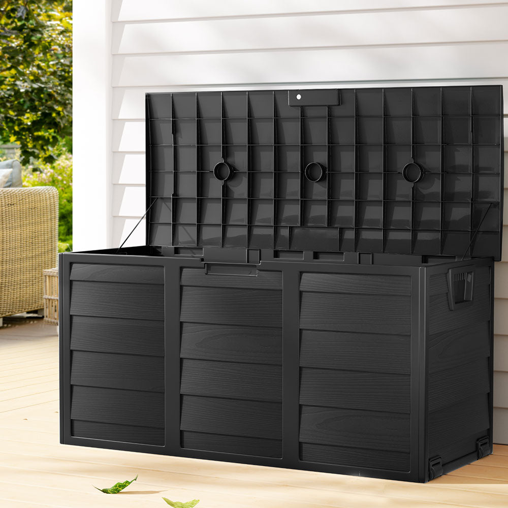 290L Outdoor Black Storage Box – House Things