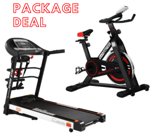 Cardio 1 Fitness Package - Everfit Treadmill & Spin Bike – House Things